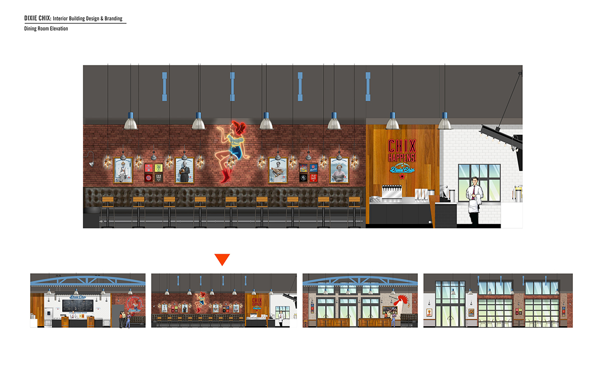 COLBIE'S SOUTHERN KISSED CHICKEN | BSR Brand Environment - BSR Branding